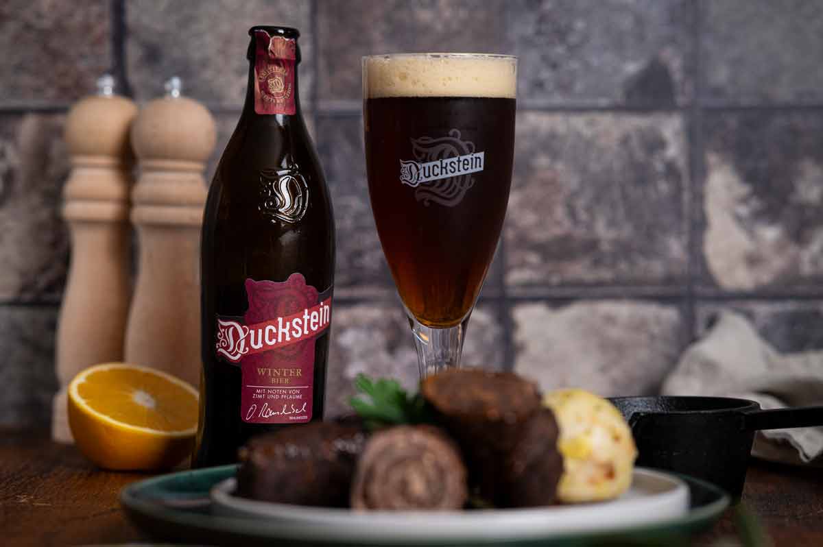 Rinderrouladen mit Olivenfüllung- Weihnachtsmenü mit dem Duckstein ...